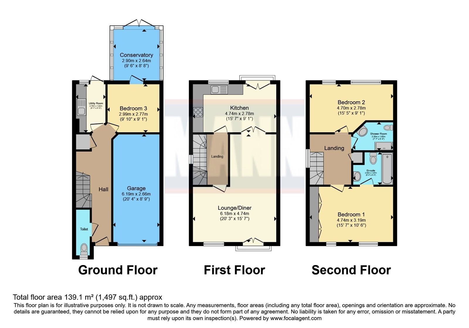3 bedroom property for sale in Ridge Close, London, SE28 - £500,000